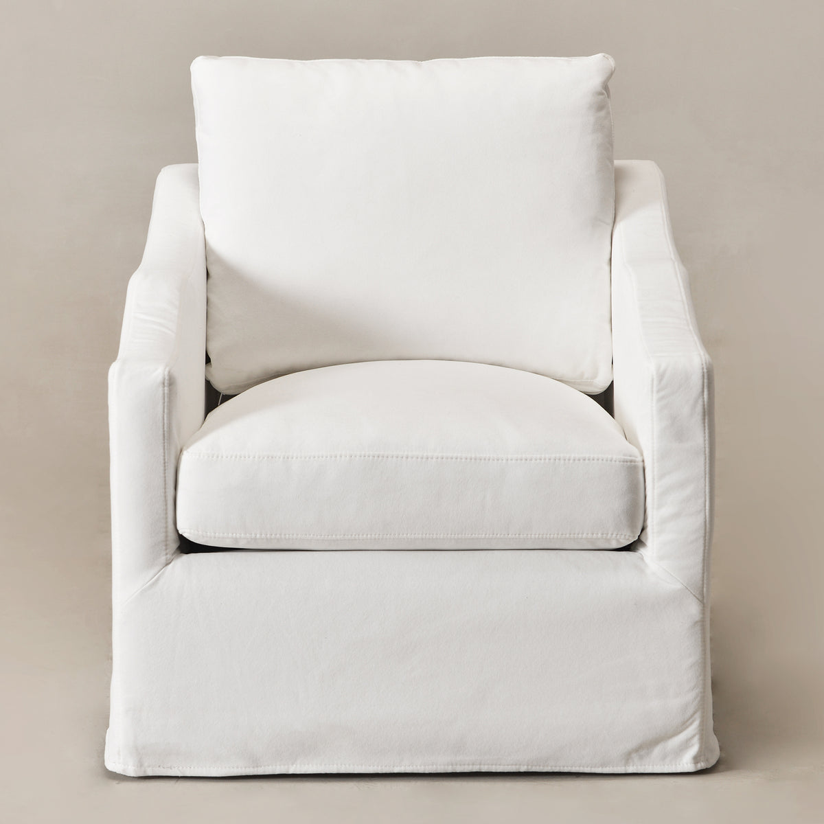 Swivel Barrel Chair Slipcover