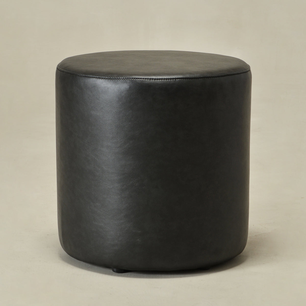 Elof Faux Leather Ottoman – Kinwell Furniture