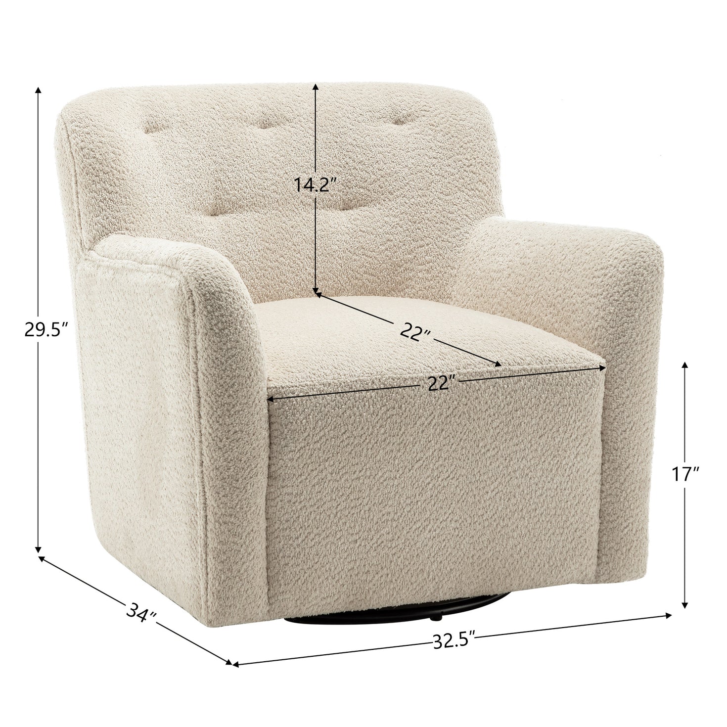 Vestie Chenille Swivel Barrel Chair | Modern Swivel Chairs – Kinwell ...