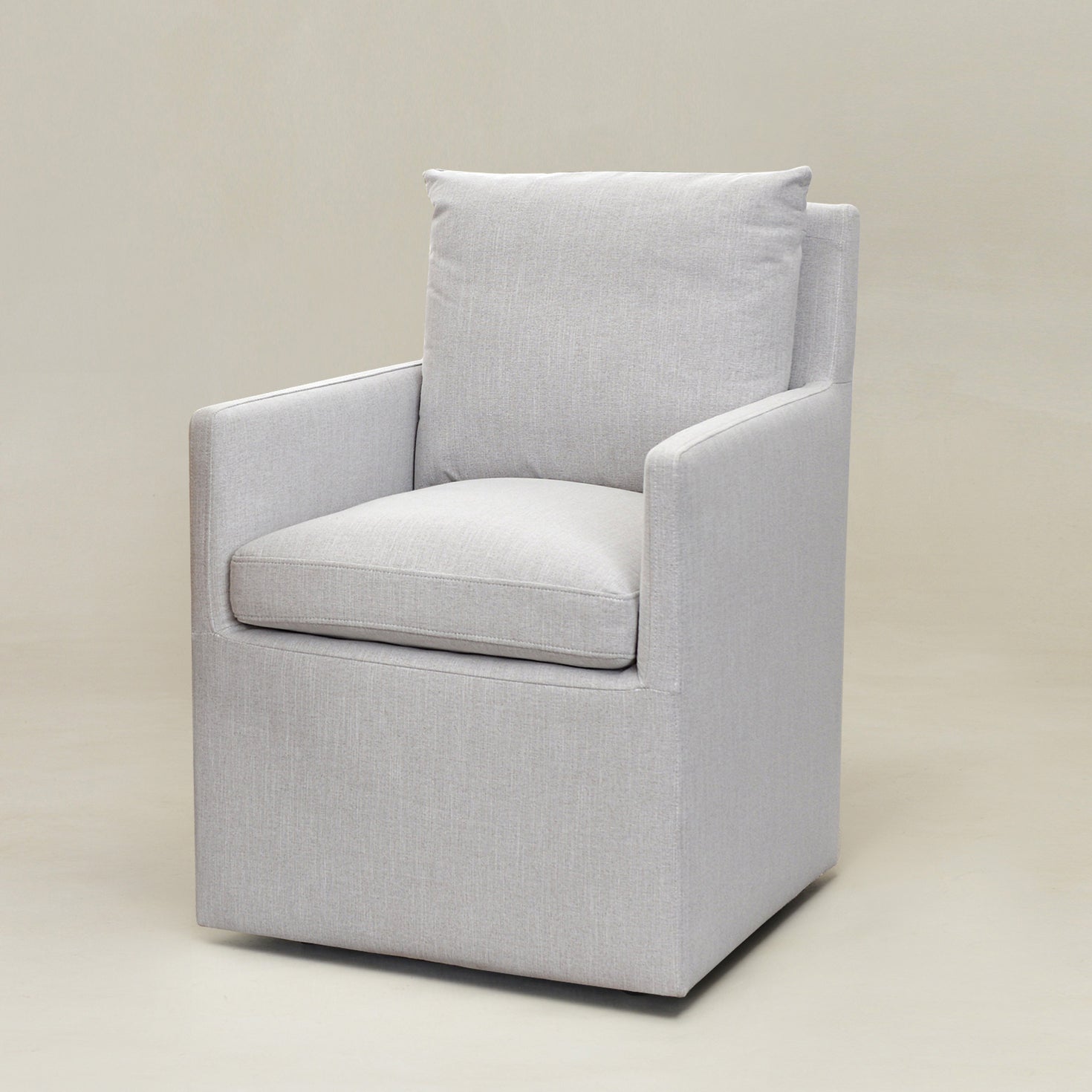 Sean Performance Dining Chair with Casters | Upholstered Dining Chairs ...