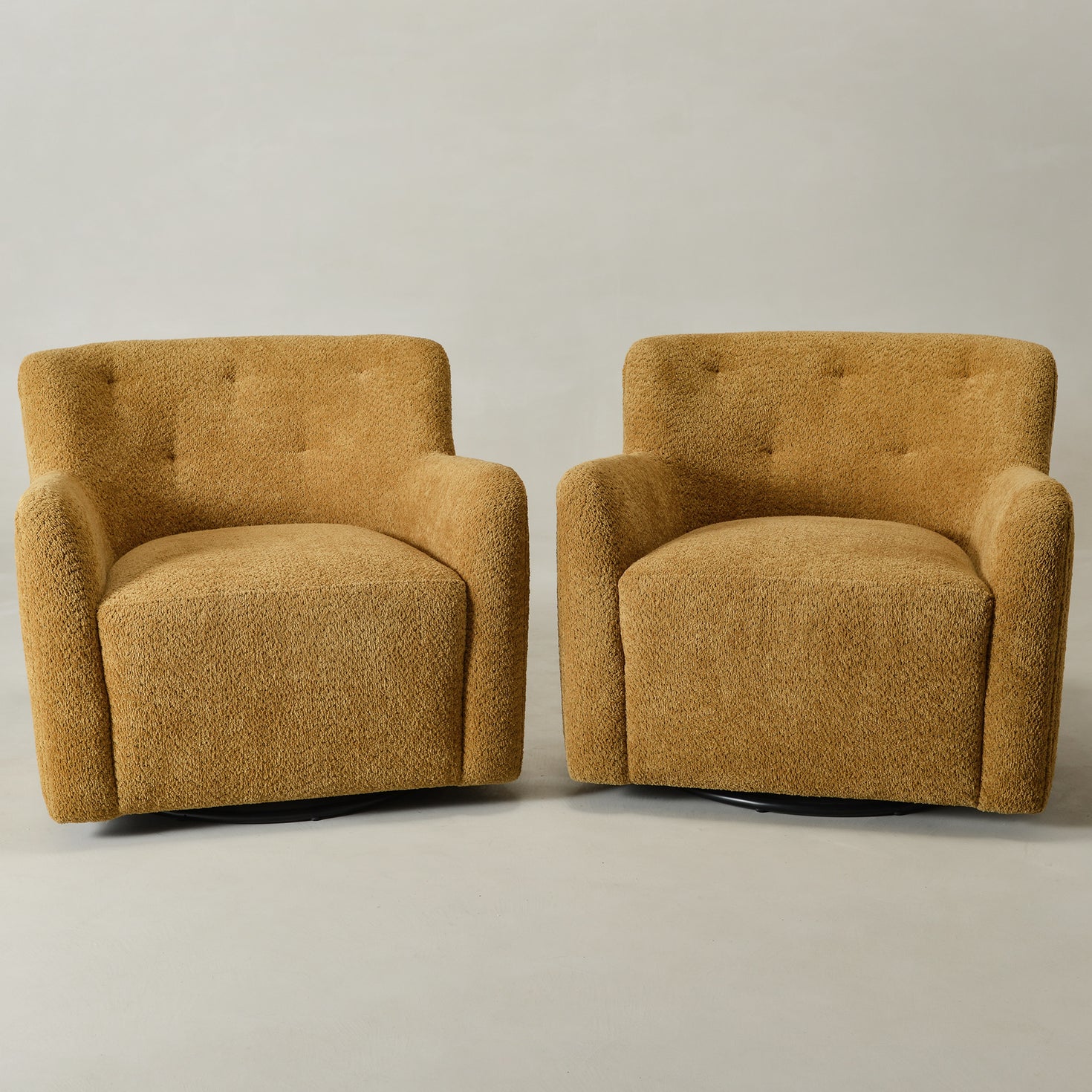 Vestie Chenille Swivel Barrel Chair | Modern Swivel Chairs – Kinwell ...