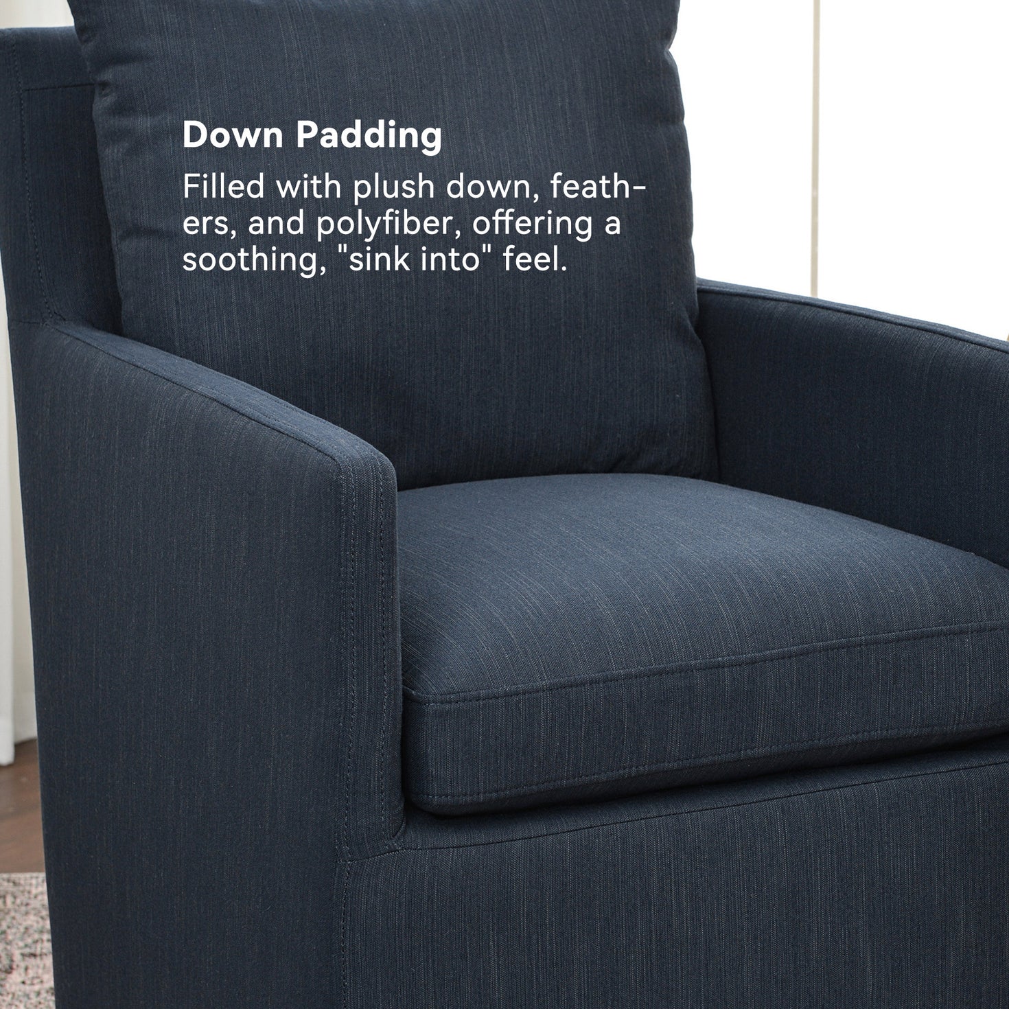 Sean Performance Dining Chair with Casters | Upholstered Dining Chairs ...